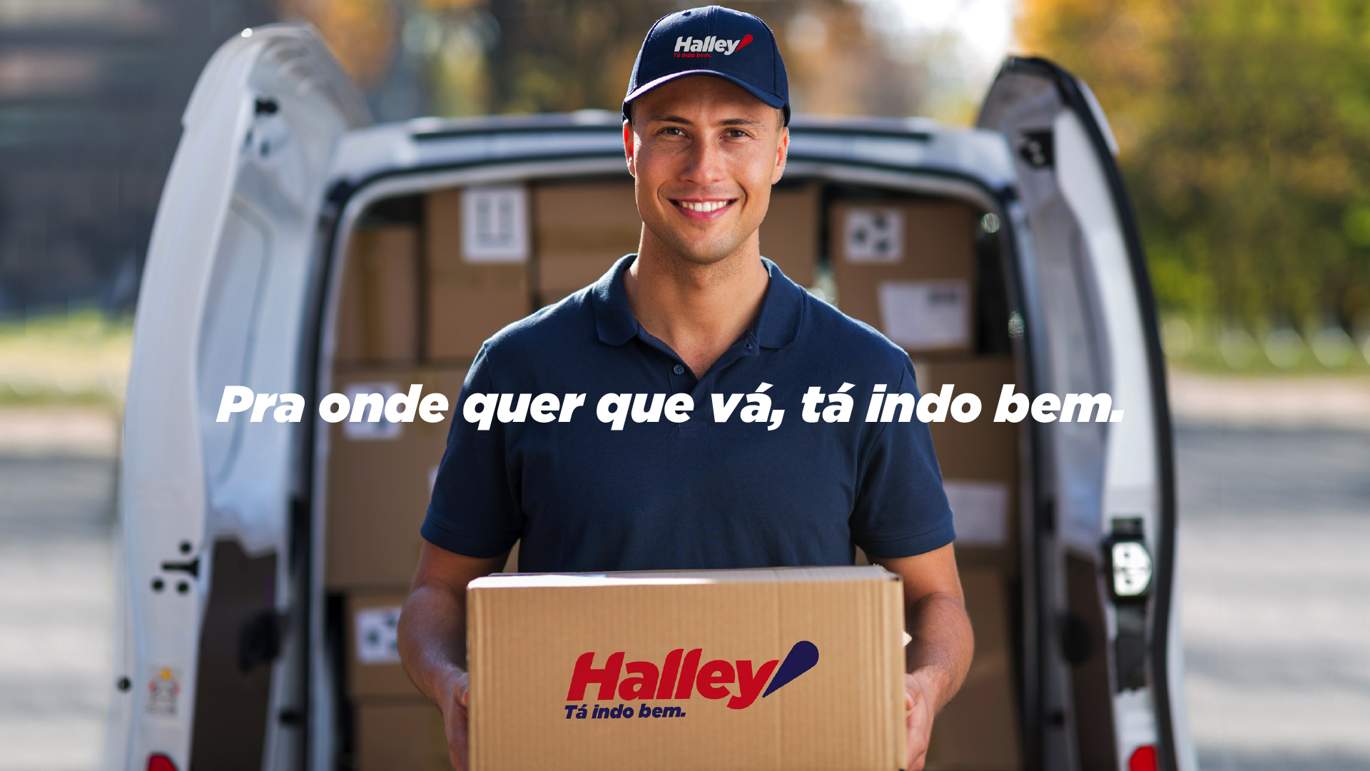 Logotipo e slogan: Halley de cara nova - PostOffice